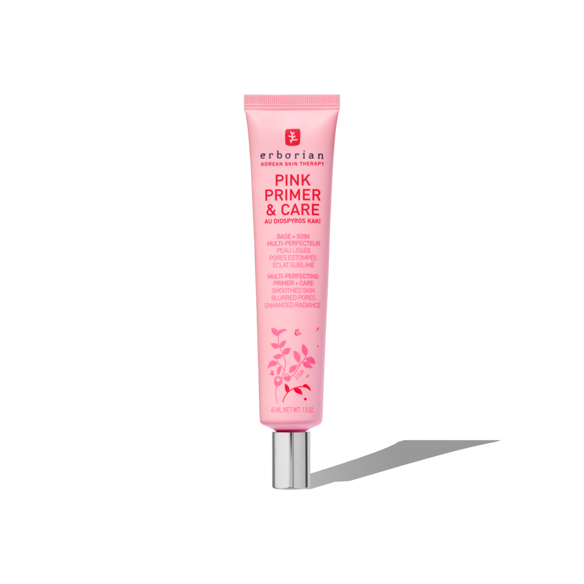 Pink Primer & Care 45 ml | Glow Skin Refining 4-in-1 Primer | Erborian UK