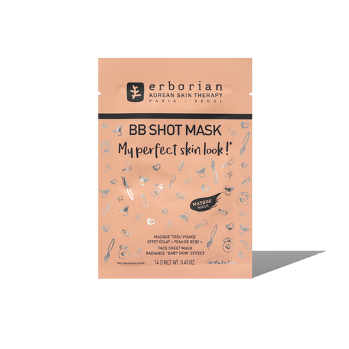 "Baby Skin" Effect Face Sheet Mask | BB Shot Mask | ERBORIAN UK