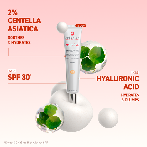 Erborian CC Cream 45ml | SPF 30 CC Cream Porcelain | Erborian UK”