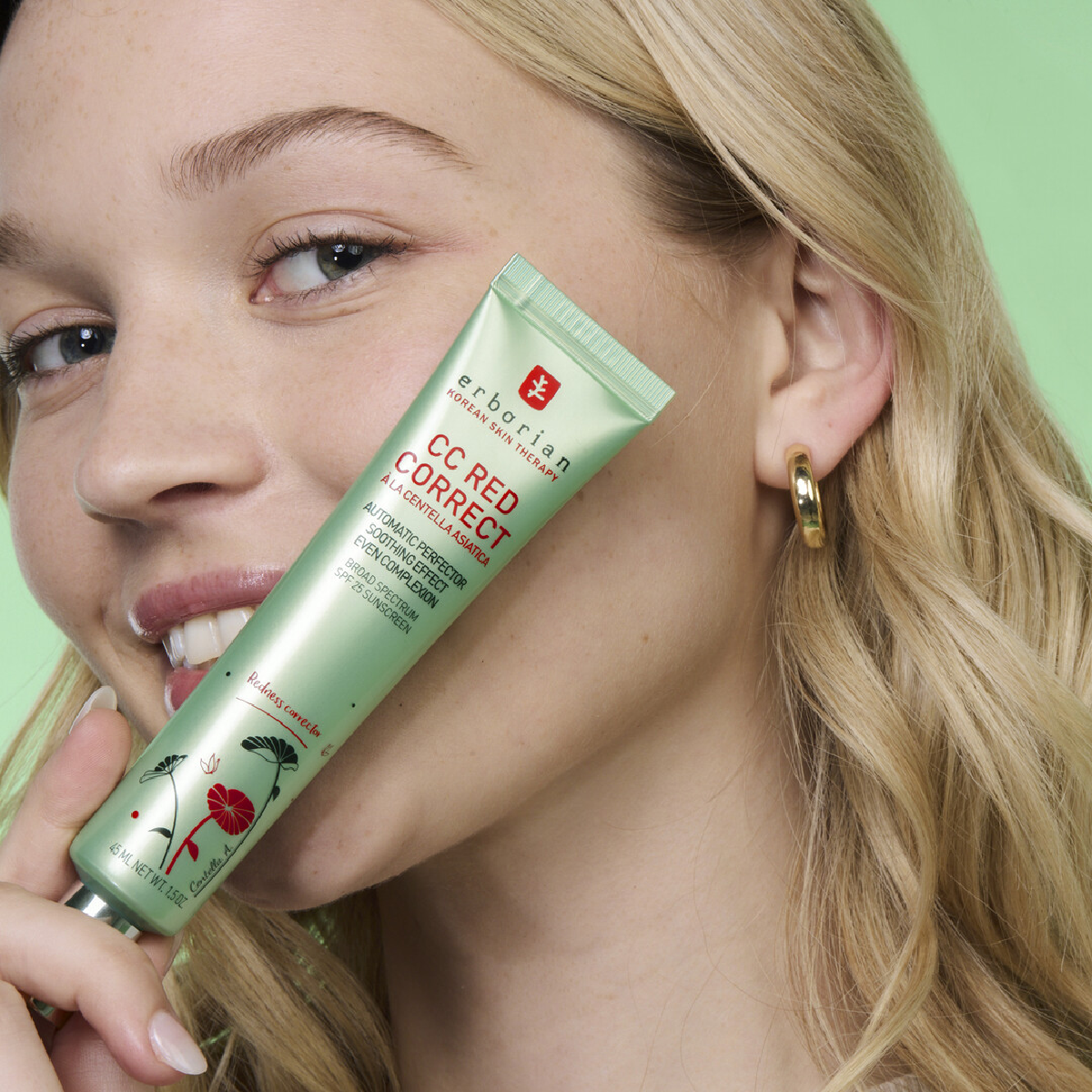 Anti redness cream | Erborian CC Red Correct 45 ml | ERBORIAN UK